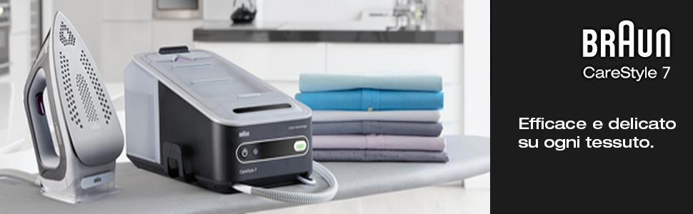 Braun CareStyle 7 IS7143WH Ferro da Stiro con Caldaia con 4 Anni di ...