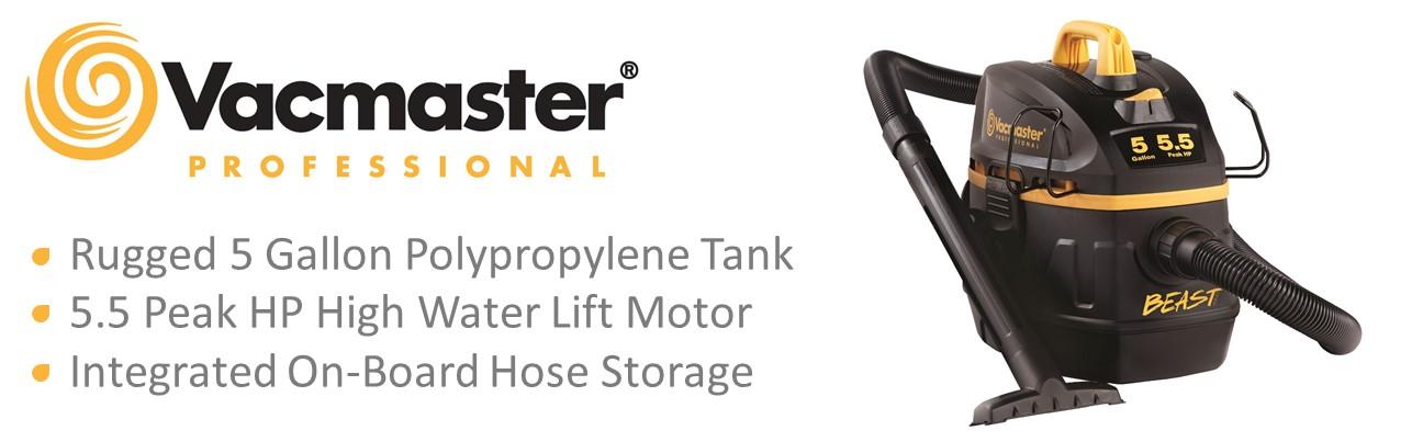 Vacmaster Professional - Professional Wet/Dry Vac, 5 Gallon, Beast ...