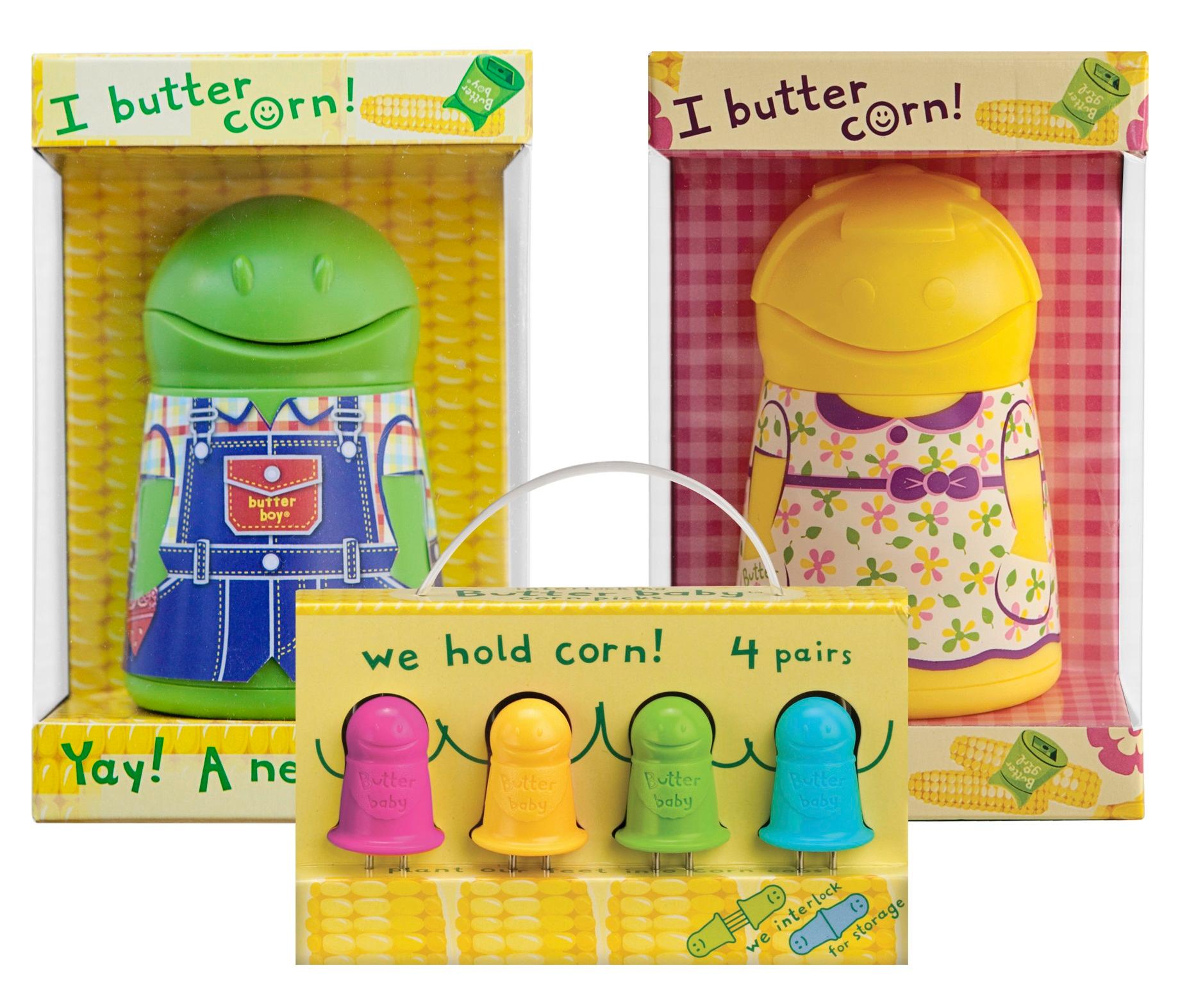 Talisman Designs Butter Boy Corn Butterer, Green: Amazon.ca: Home & Kitchen
