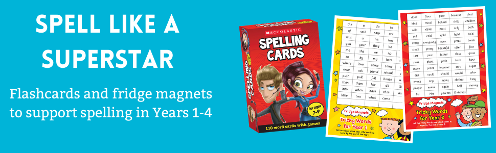 110 Spelling Flash Cards for ages 7-9 (Years 3-4) including spelling ...