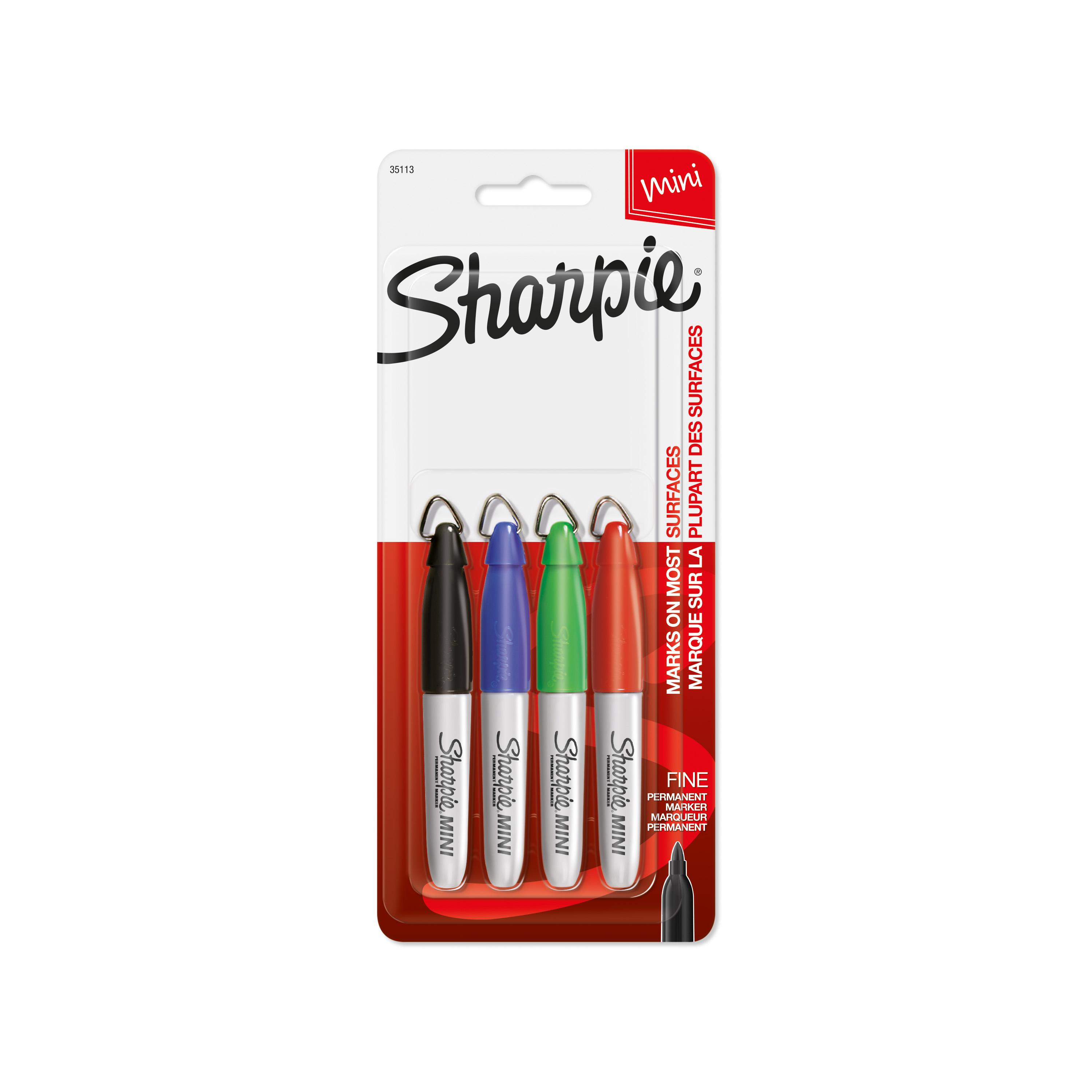 Amazon.com : Sharpie Mini Permanent Markers, Fine Point, Assorted ...