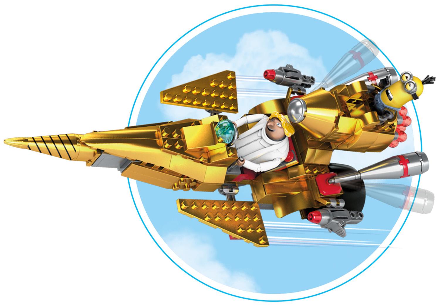 Amazon.com: Mega Construx Despicable Me 3 Dru's Transforming Car ...