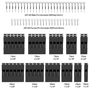 KINCREA - Kit de conectores Dupont, 620 unidades, kit de conectores de carcasa de crimpado con ...