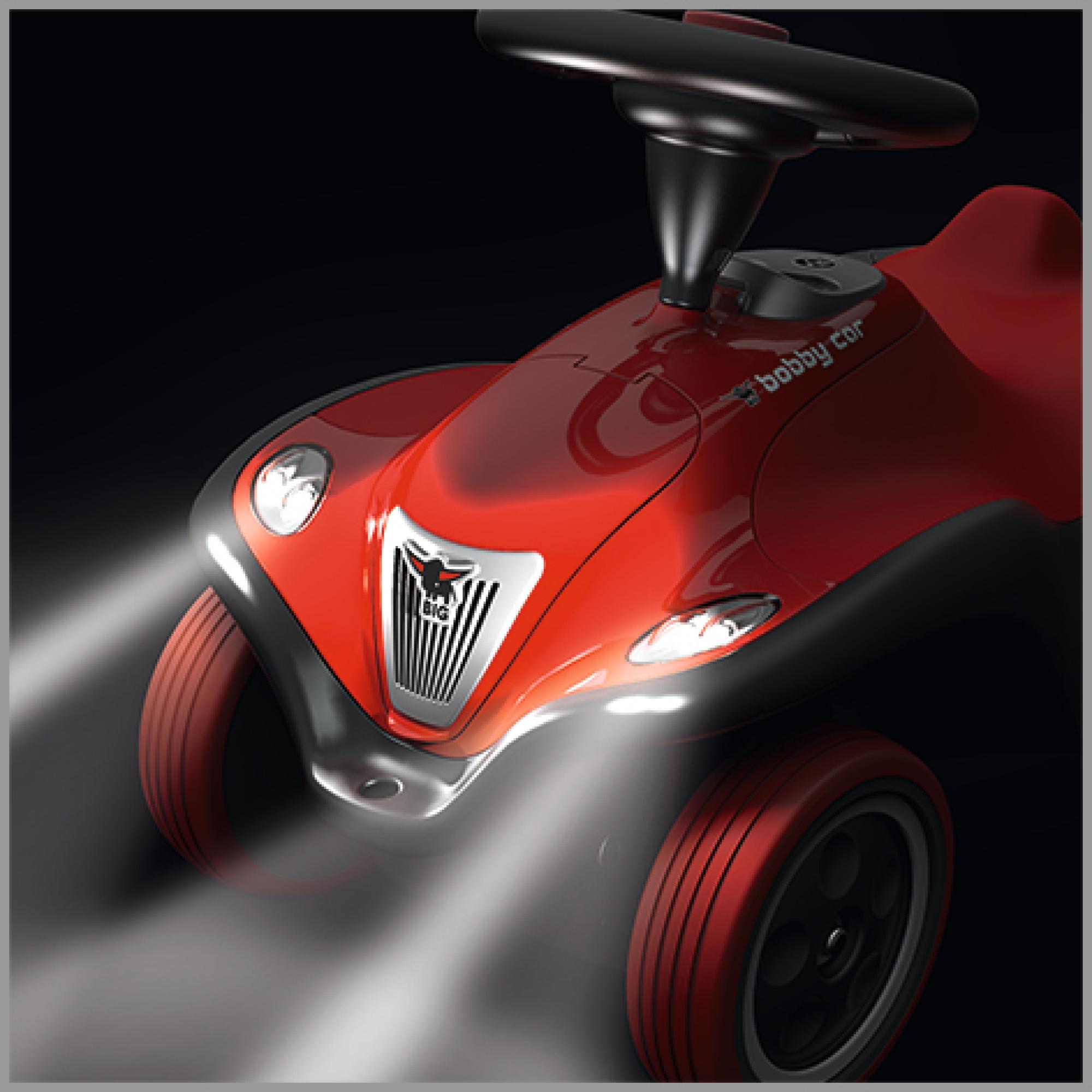 BIG - Bobby Car Next - Deluxe Variante, Kinderfahrzeug mit LED-Front ...