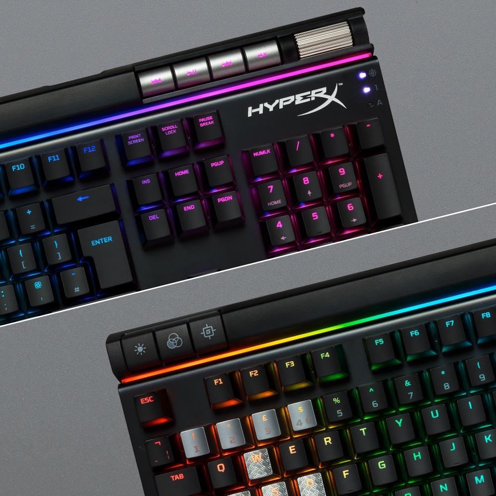HyperX HX-KB2RD2-UK Alloy Elite RGB Mechanical Gaming Keyboard, Cherry ...