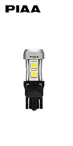 Amazon | PIAA(ピア) ライセンスプレート用バルブ LED 6600K 超高照度化を実現 80lm 12V 1.1W 車検対応 T10 高輝度トリプルLED3チップ 2年保証 1個 ...