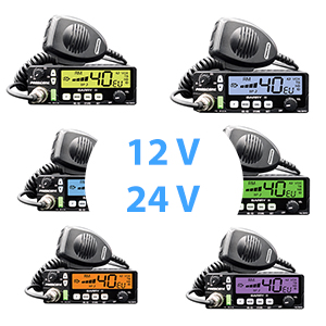 Radio CB President BARRY II ASC AM/FM, Roger Beep, NB, ANL, USB Port, 12V / 24V : Amazon.co.uk ...