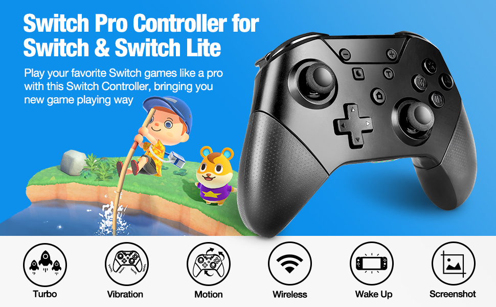Amazon.com: Wireless Pro Controller Compatible with Switch and Switch ...
