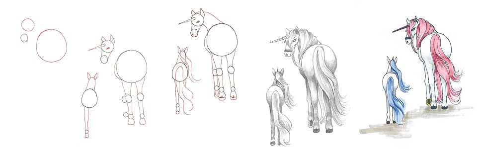 Amazon.com: How to Draw Unicorns in Simple Steps: 9781782218890: Hurst ...