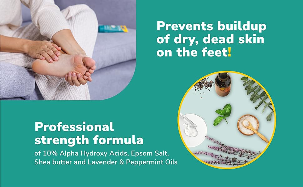 Amazon.com: Dr Scholl's Dry, Flaky Skin Remover Ultra Exfoliating Foot Lotion with Urea for ...