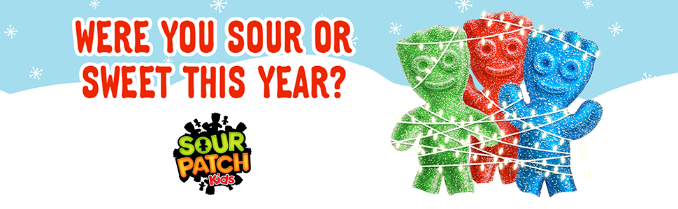 Amazon.com : SOUR PATCH KIDS Soft & Chewy Holiday Candy, Giant Box ...
