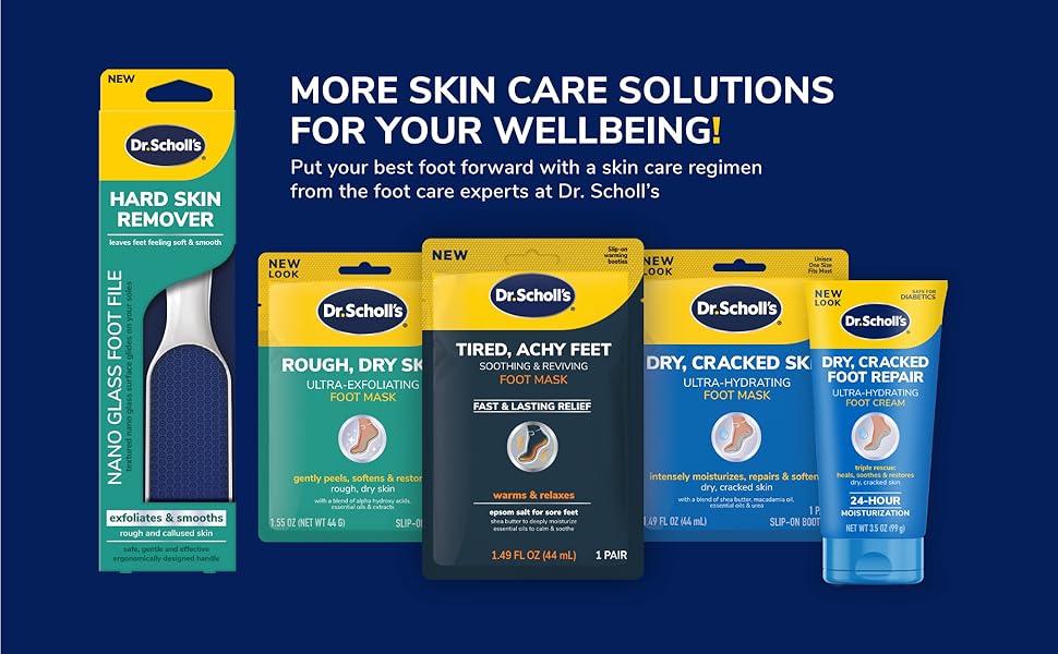 Amazon.com: Dr Scholl's Dry, Flaky Skin Remover Ultra Exfoliating Foot Lotion with Urea for ...