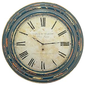 Amazon.com: Three Hands Corporation 29701 Metal Wall Clock, White ...