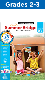 Summer Bridge Activities 1-2 Workbooks, Ages 6-7, Math, Reading ...