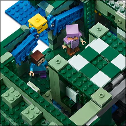 LEGO Minecraft the Ocean Monument 21136 Building Kit (1122 Piece ...