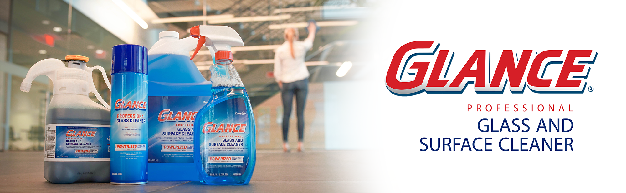 Amazon.com: Diversey Glance Powerized Professional Glass & Surface ...