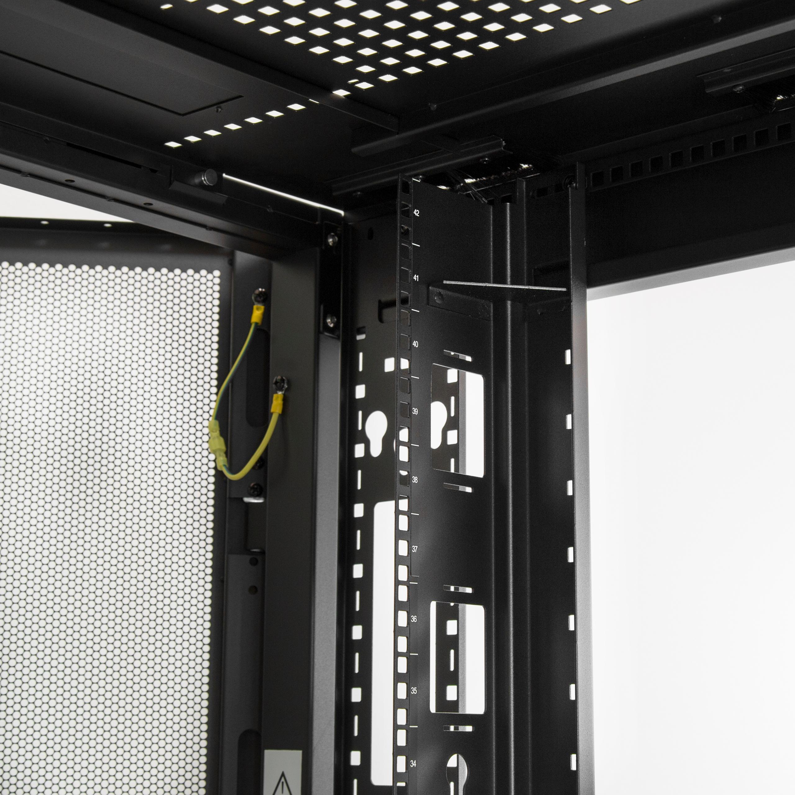 Amazon.com: StarTech.com 42U Rack Enclosure Server Cabinet - 36.6 in. Deep - Split Rear Door ...