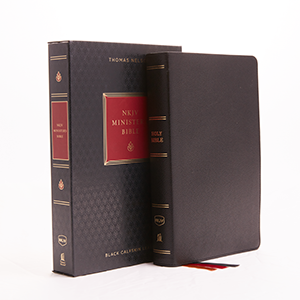 NKJV, Minister's Bible, Genuine Leather, Black, Red Letter, Comfort Print: Holy Bible, New King ...