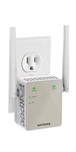 NETGEAR Wi-Fi Range Extender EX2700 - Coverage Up to 800 Sq Ft and 10 devices with N300 Wireless ...