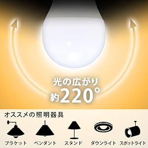 Amazon | 【E26】アイリスオーヤマ LED電球 40W形相当 電球色 口金直径26mm 広配光 2個パック 密閉器具対応 LDA4L-G-4T62P | アイリスオーヤマ(IRIS ...