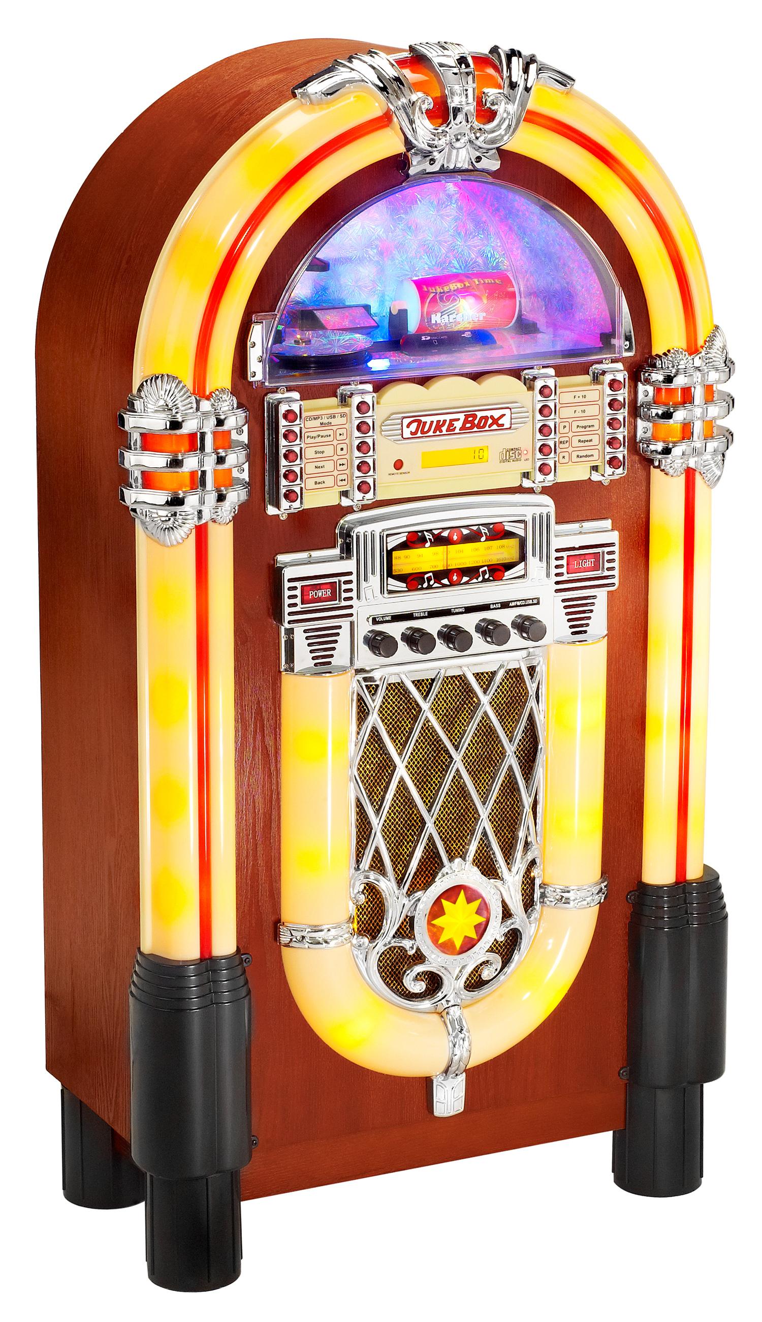 Karcher JB 6604 Jukebox (CD/MP3-Player, Radio, SD/MMC-Kartenslot, USB ...