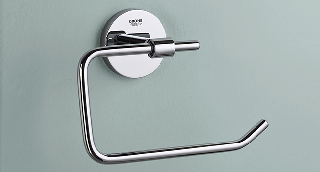 GROHE 40457001 BauCosmopolitan Support pour papie, Chrome : Amazon.fr: Bricolage