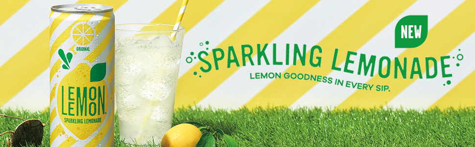 Amazon.com: LEMON LEMON Sparkling Lemonade, Original, 12 Ounce, 8 Count : Grocery & Gourmet Food