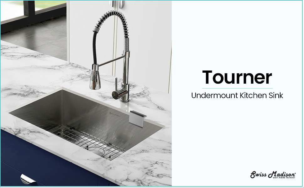 Swiss Madison SM-KU709 Plaisir Stainless Steel Kitchen Sink : Amazon.ca: Tools & Home Improvement