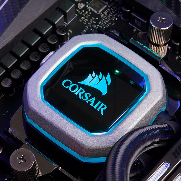 Corsair Hydro Series H150i Pro RGB AIO Liquid CPU Cooler, 360mm ...