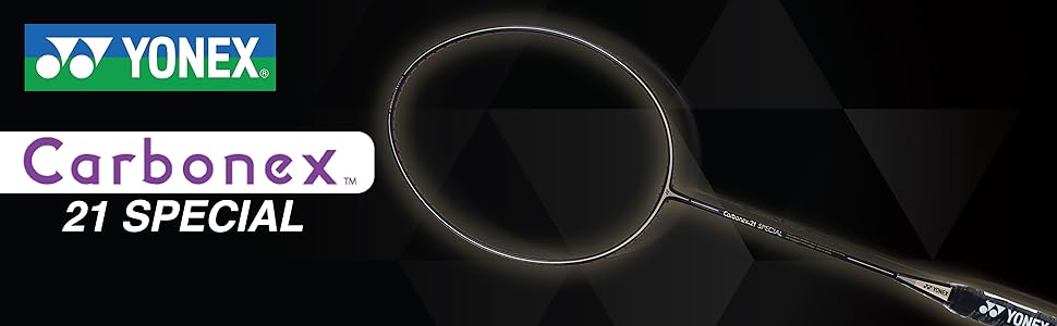 YONEX Carbonex 21 Special Carbon Fiber, Graphite Badminton Racquet with Full Cover (85-89.9 ...