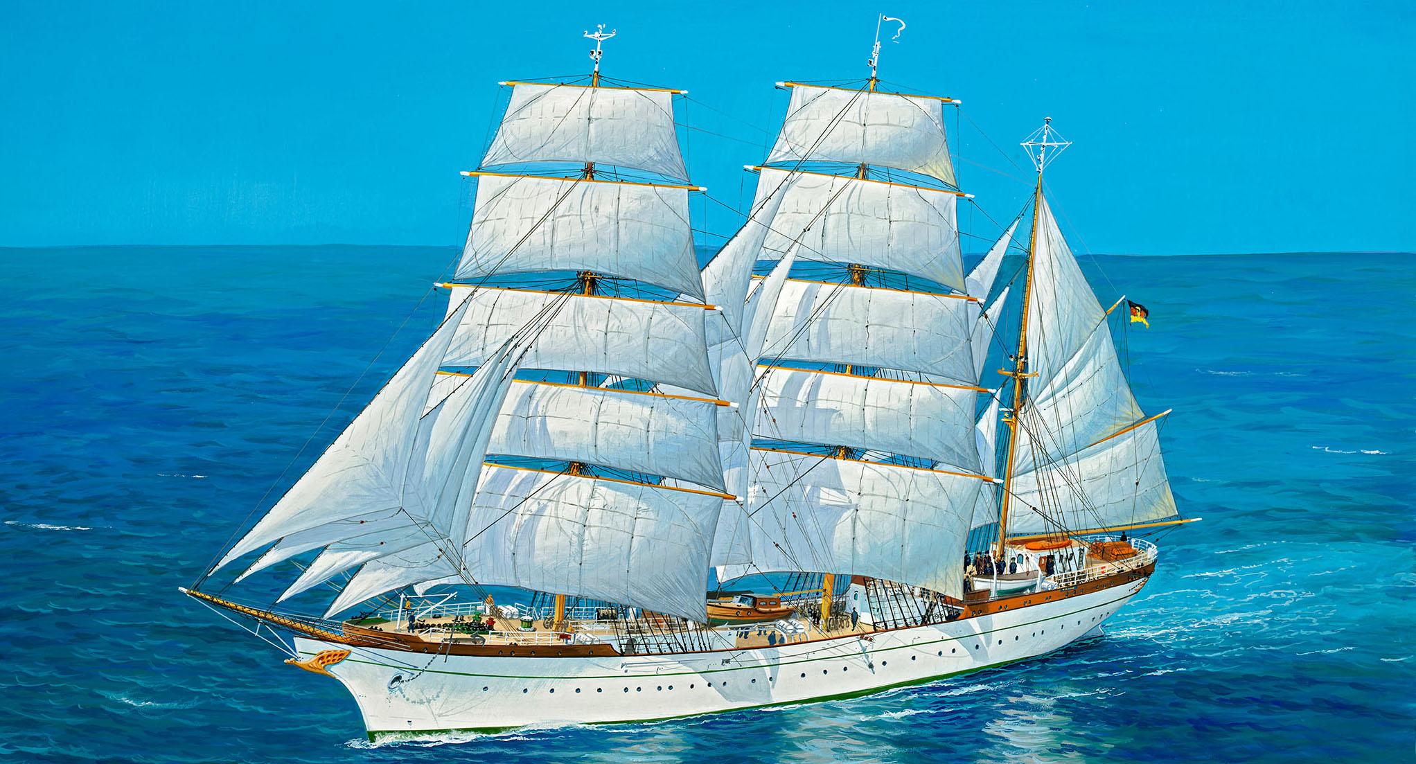 Revell Modellbausatz Schiff 1:150 - Gorch Fock im Maßstab 1:150, Level ...