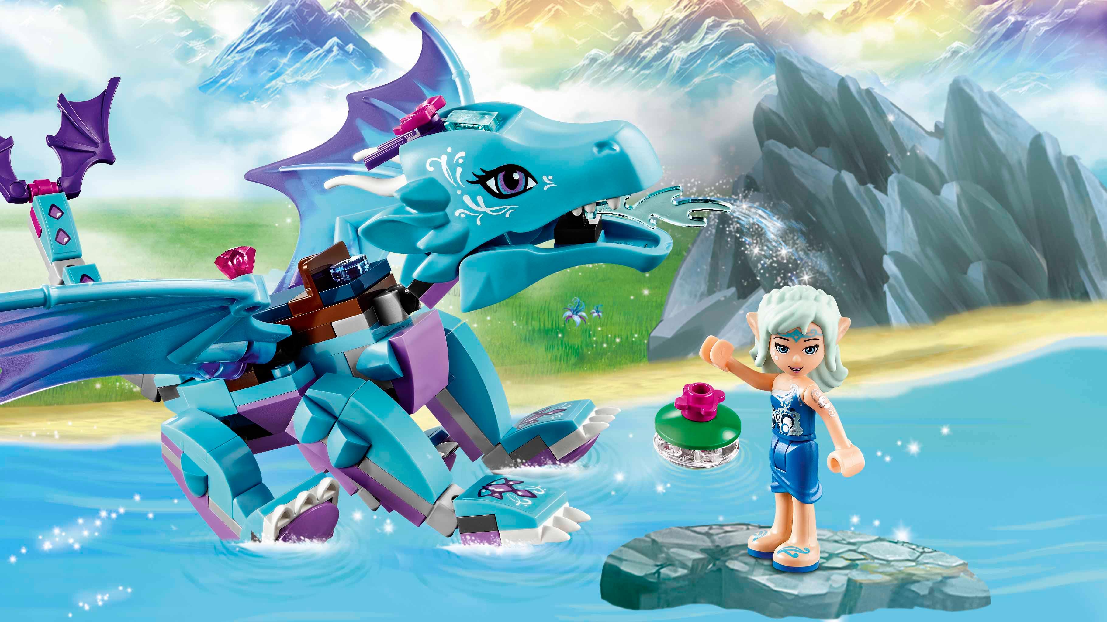 LEGO Elves 41172 - Abenteuer mit dem Wasserdrachen, Kreatives Spielzeug ...