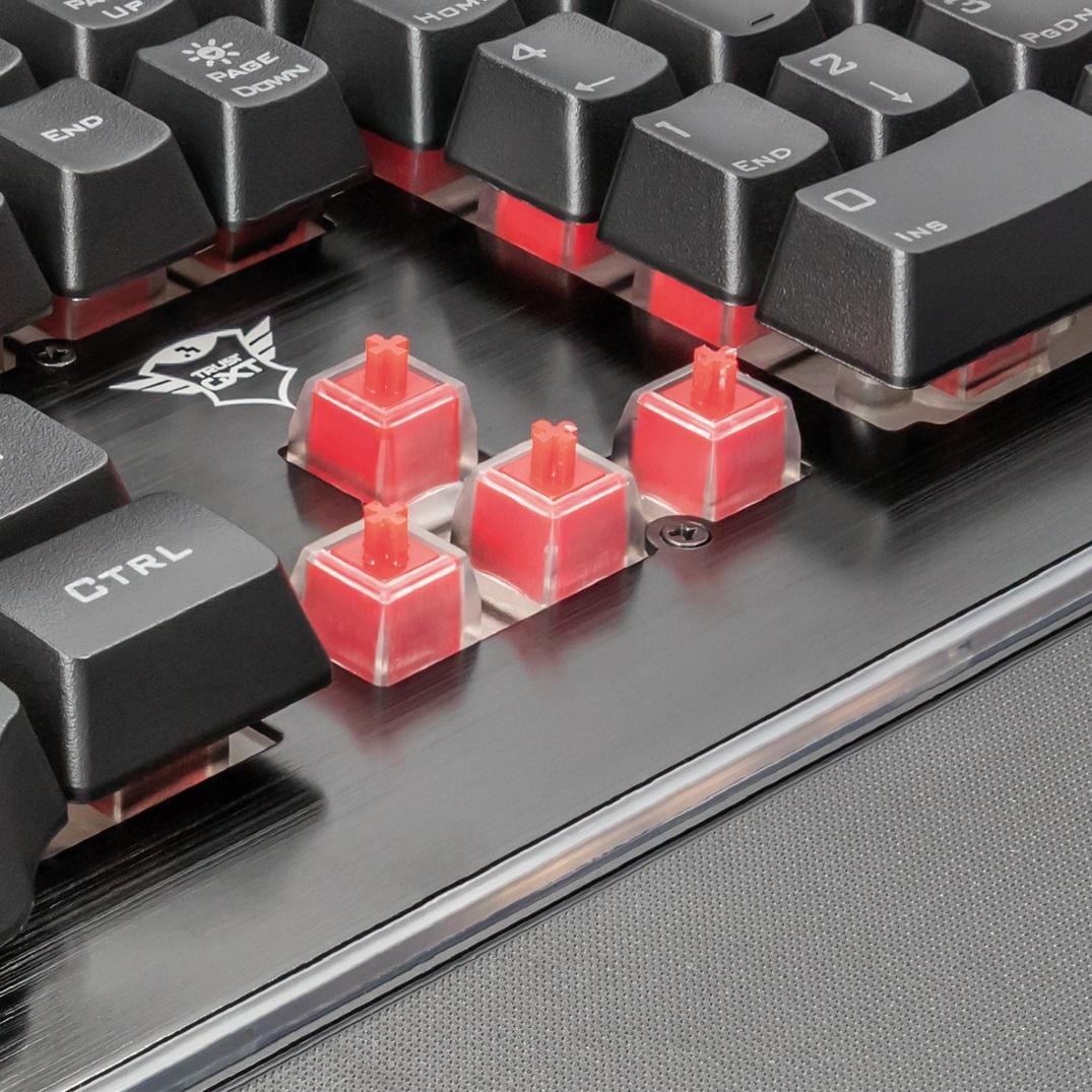 Trust GXT 860 Thura Semi-mechanical Gaming Keyboard-Black: Amazon.co.uk ...