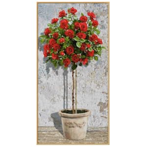 Schipper 609220776 Malen nach Zahlen - Rosenbäumchen Rot, 40 x 80 cm: Amazon.de: Spielzeug