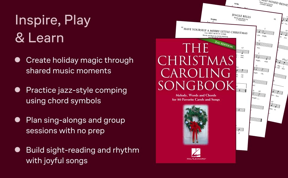 Amazon.com: The Christmas Caroling Songbook - 2nd Edition | 80 Classic ...