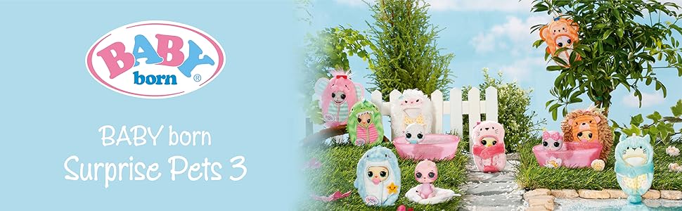 BABY born 904473 Surprise Pets 3 SK : Amazon.co.uk: Toys & Games