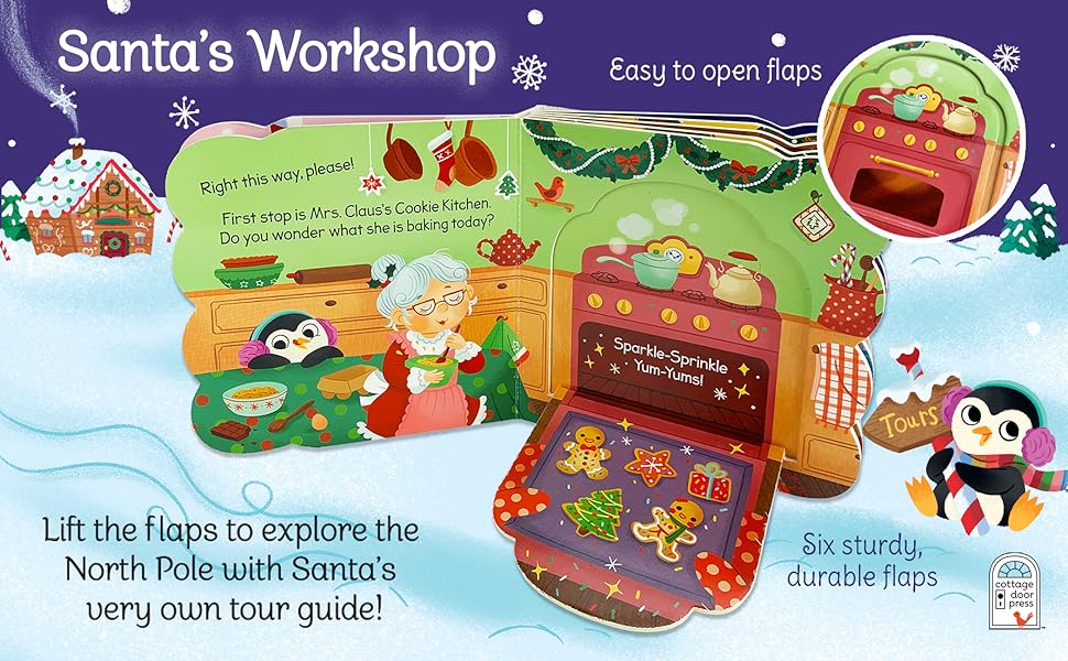 Amazon.com: 2 Pack Christmas Lift-a-Flap Board Books (Chunky Lift a ...