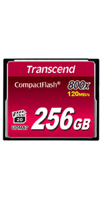 Transcend 1GB CompactFlash 133 Memory Card (CF Card) Up to 30MB/s, Supports Ultra DMA transfer ...