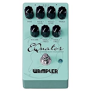 Amazon.com: Wampler EQuator Advanced Audio Equalizer Guitar Effects ...