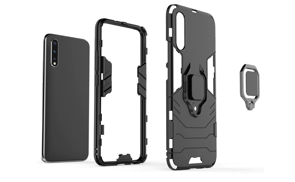 Designerz hub Silicone Vivo Z1x & Vivo S1 Cover Case Slim Fit Complete 3D 360 Degree Protection ...