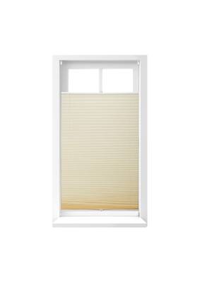 Relaxdays Pleated Blinds, No-Drilling, Adhesive Klemmfix, Folding Roller, Transparent, Shades ...