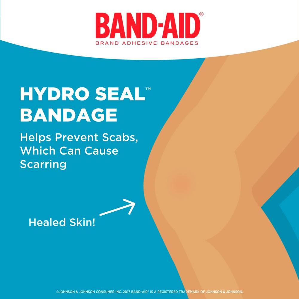 Band-Aid Hydrocolloid Bandages Extra Large, Waterproof Adhesive, Hydro ...