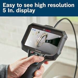Amazon.com: BOSCH GIC5-27C Professional Borescope Inspection Camera with Adjustable LED Light ...