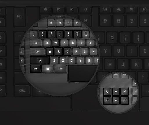SteelSeries Apex RAW, Gaming Keyboard, White Backlit, 17 Macro Keys ...