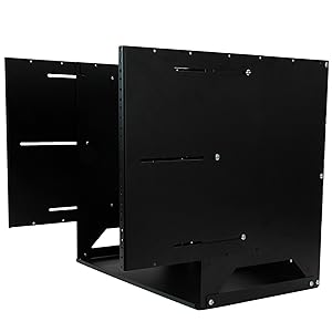 StarTech.com 2-Post 8U Open Frame Wall Mount Network Rack with Built-in ...