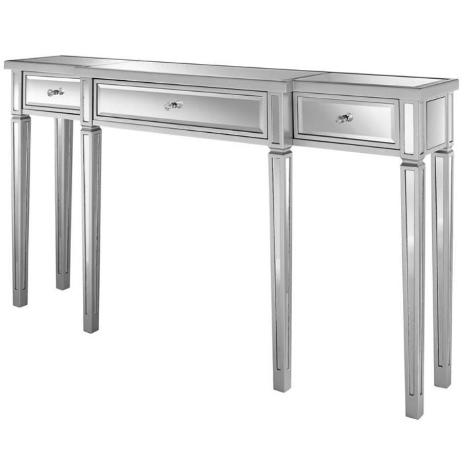 Amazon.com: Pulaski Damon Mirrored Console Table, 59.0" L x 12.25" W x ...