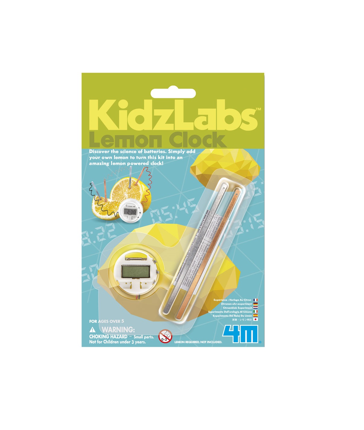 4M KidzLabs Lemon Clock – Imagine If