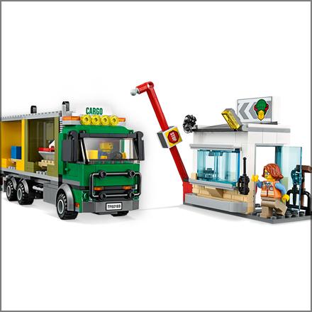LEGO City Town Cargo Terminal 60169 Building Kit (740 Piece), Building ...