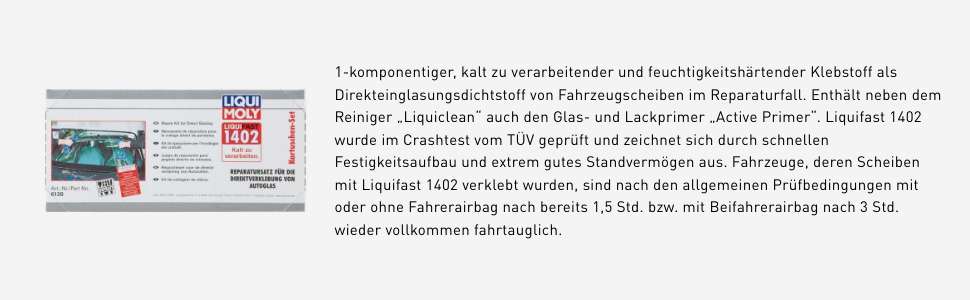 LIQUI MOLY Liquifast 1402 (Kartuschen-Set) | 1 Stk | Klebstoff | Art ...