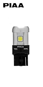 Amazon | PIAA(ピア) ライセンスプレート用バルブ LED 6600K 超高照度化を実現 80lm 12V 1.1W 車検対応 T10 高輝度トリプルLED3チップ 2年保証 1個 ...